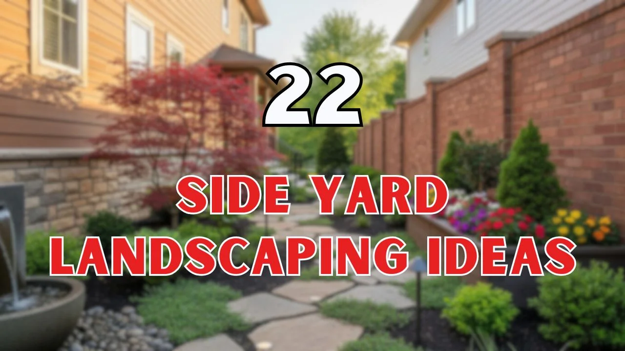22 Side Yard Landscaping Ideas to Maximize Home's Hidden Potential
